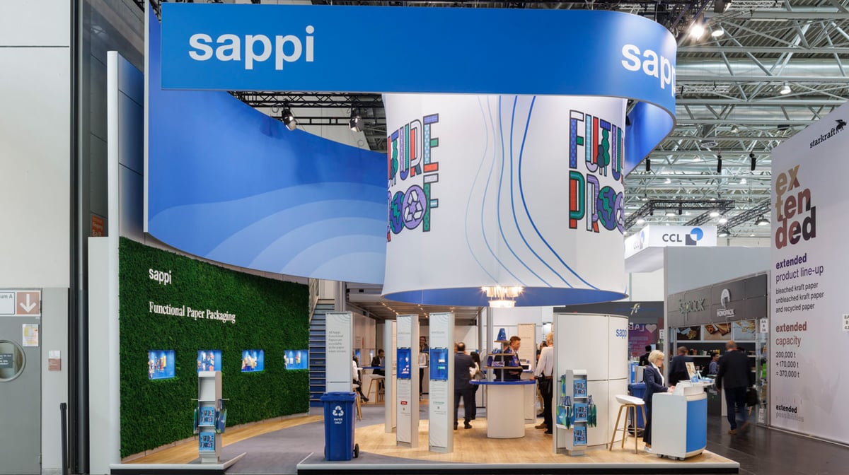 Sappi setzt auf die modularen Messesysteme von EXCITE by E3